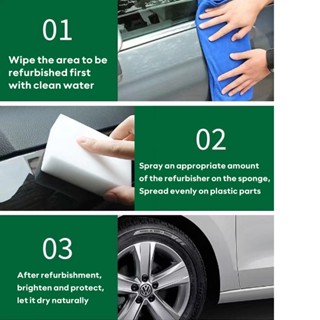 [BUY 1 TAKE 1]Plastic restorer black car interior cleaning spray car ...