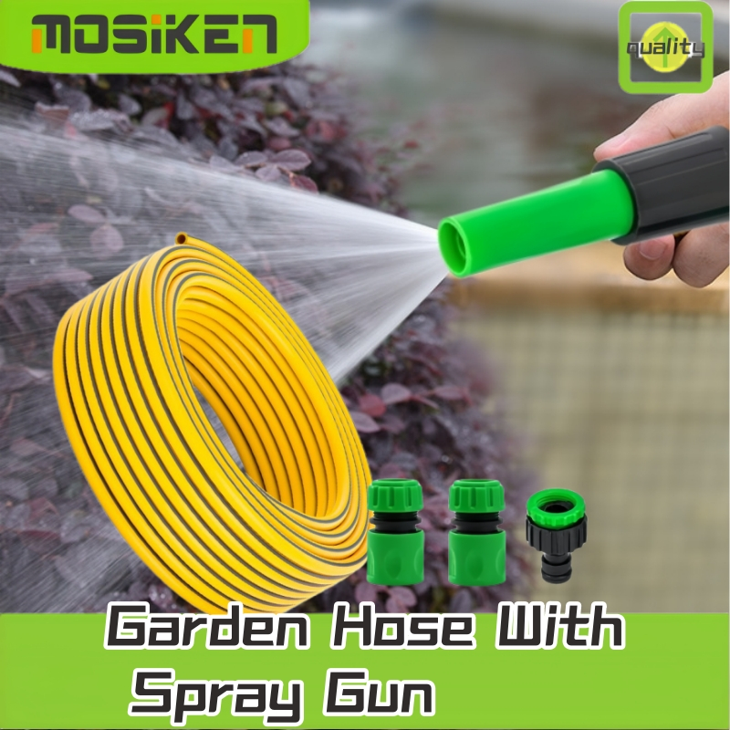 PVC Garden hose set Plastic water gun with connector Hose water for ...
