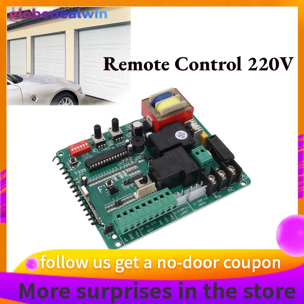 Globedealwin Door Control Board Long Distance 220V Sliding Gate Time ...
