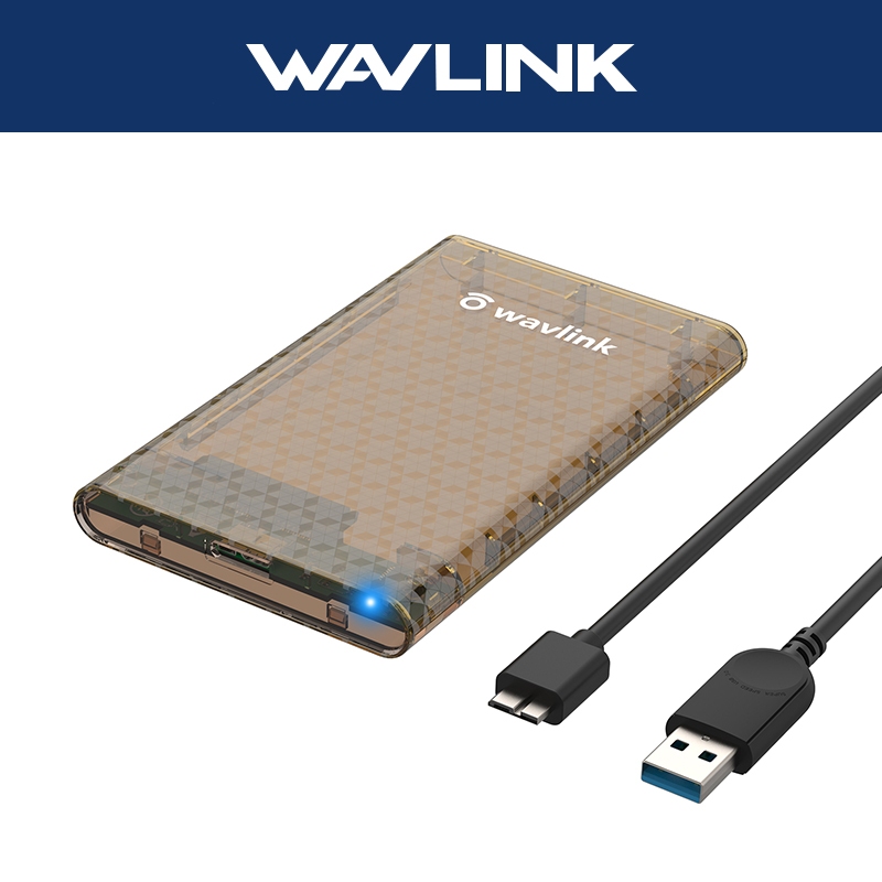 Wavlink USB 3.0 to SATA 2.5" Tool-free External Hard Drive Enclosure ...