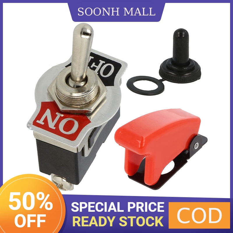 Heavy Duty ON-OFF Toggle Flick Switch Car Light SPST Missile / Water ...
