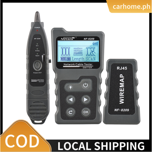 Multi-functional LCD Network Cable Tester Wire Tracker PoE Checker ...