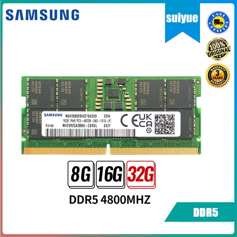 Samsung DDR5 16G 32GB 64GB 4800MHz 5600MHz drama overclocking compatible with Hynix | Shopee ...