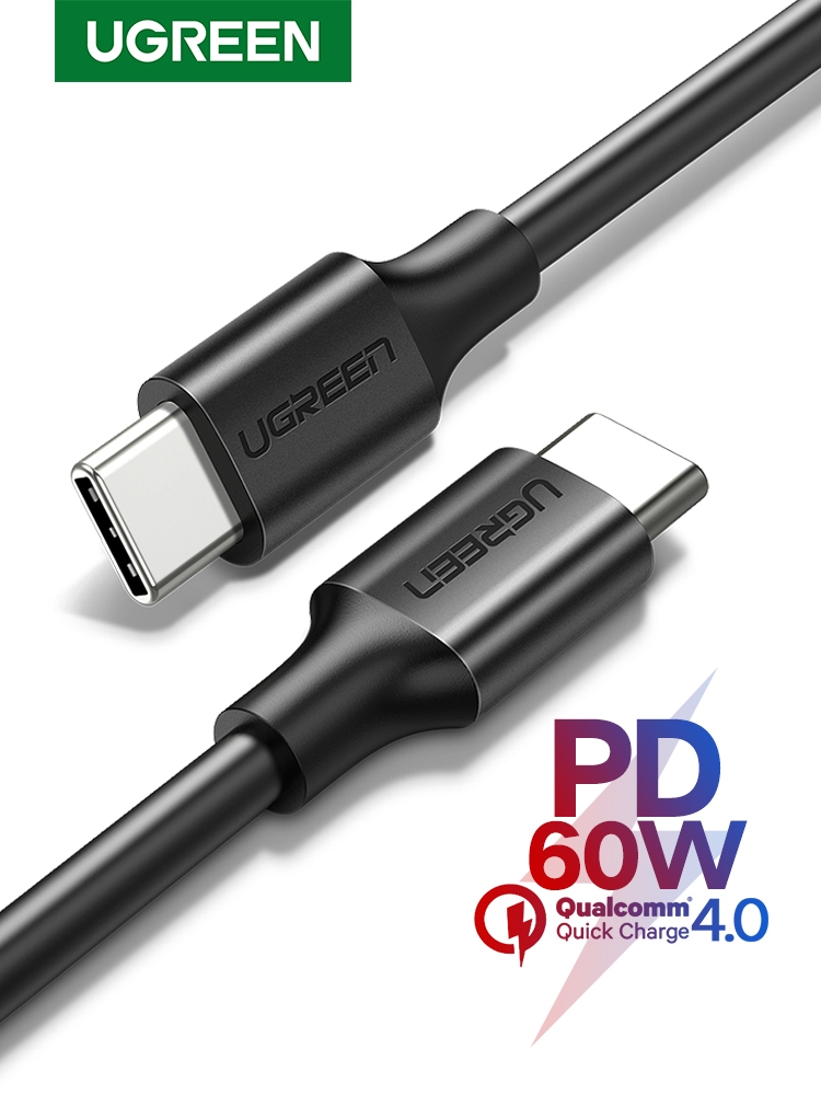 UGREEN 60W 3A Fast USB C Cable USB Type C To USB C Cable For Macbook iPad Samsung Xiaomi PD Fast ...