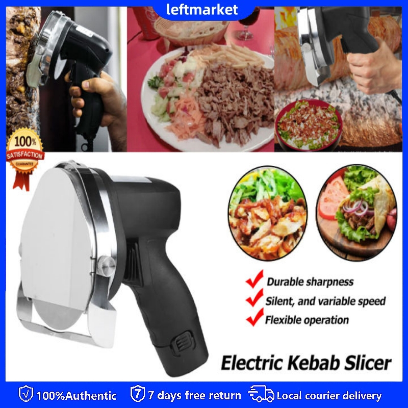 ⭐Local Warehouse+COD⭐ Electric Kebab Slicer doner Knife Shawarma Cutter ...
