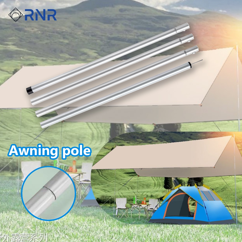 Canopy pole 4 sections, steel pipe bracket, outdoor camping tent foyer ...