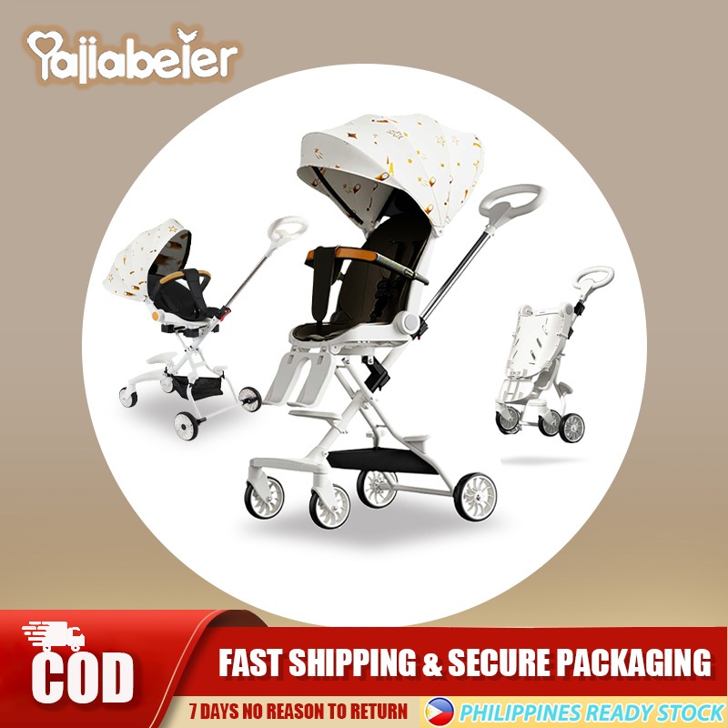 【COD】Baby Stroller 360 Rotating Portable Light Weight Two-Way Sit And ...