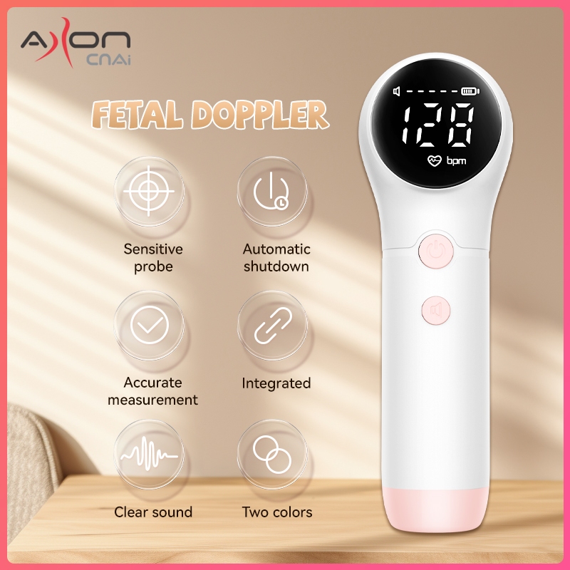 Baby Fetal Doppler Heart Sound Rate Device Ultrasound Detector Monitor ...