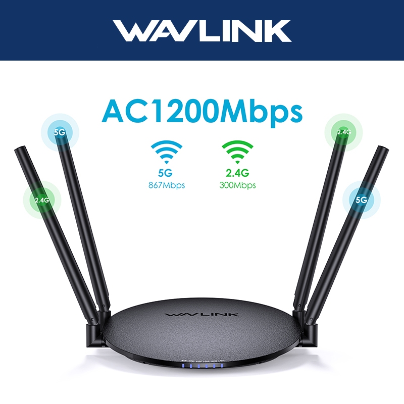 WAVLINK AC1200 Wifi Router WiFi 5 Access Point Indoor Dual Band Wi-Fi ...