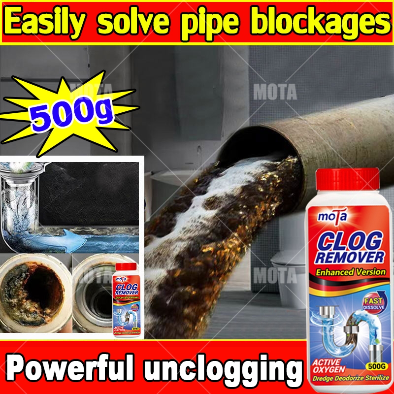 German Brand Pipe Dredging Agent Powerful Clog Remover 500g Drainage ...