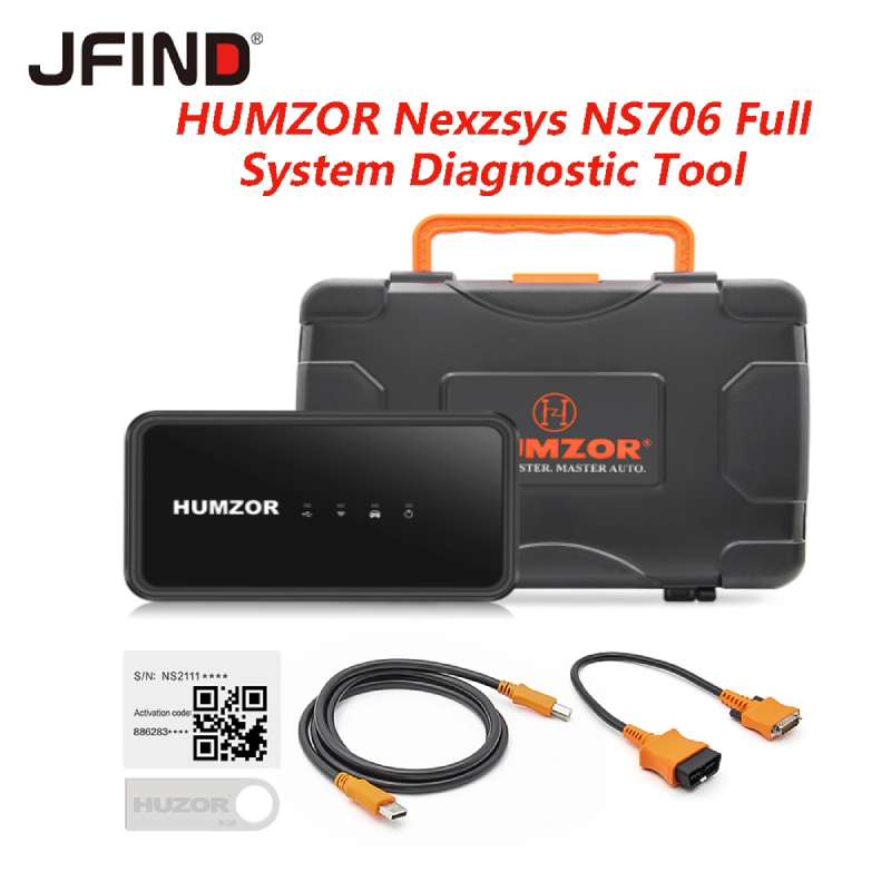 HUMZOR Nexzsys NS706 Full System OBD Scanner Car Diagnostic Tool TPMS ...