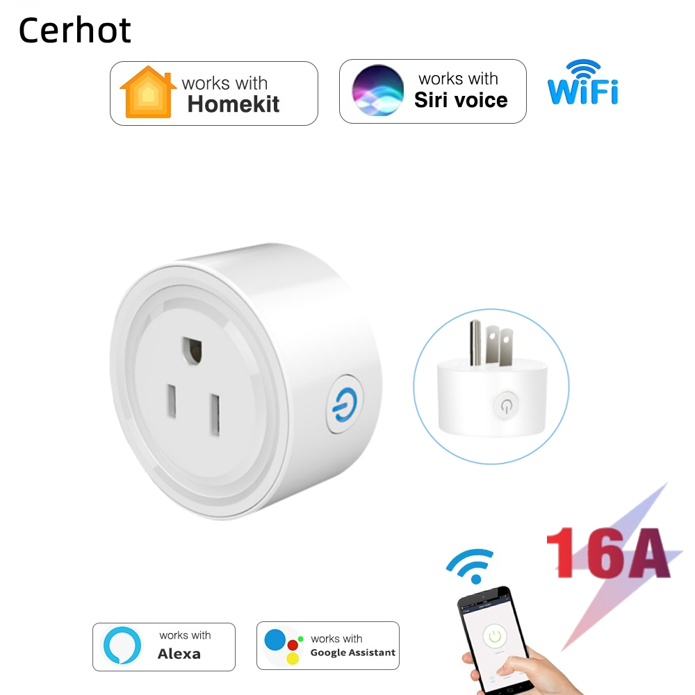 LiLigood Homekit 16A WiFi socket smart switch US plug smart home ...