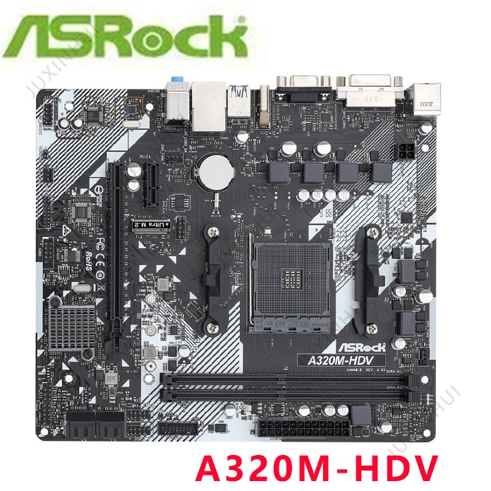 Used ASRock technology A320M-HDV R4 motherboard AM4 supports Ruilong ...