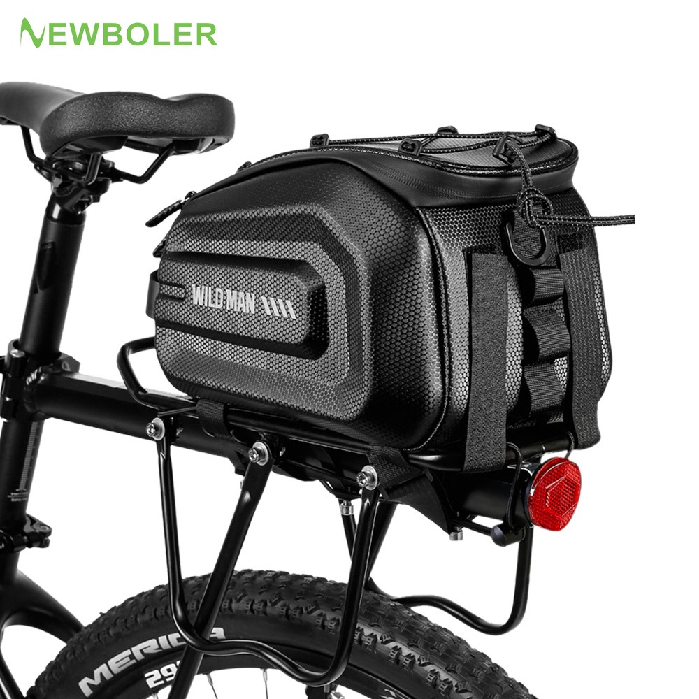 Newboler Bicycle Bag 4L EVA Hard Shell Bike Rear Seat Bag Waterproof ...
