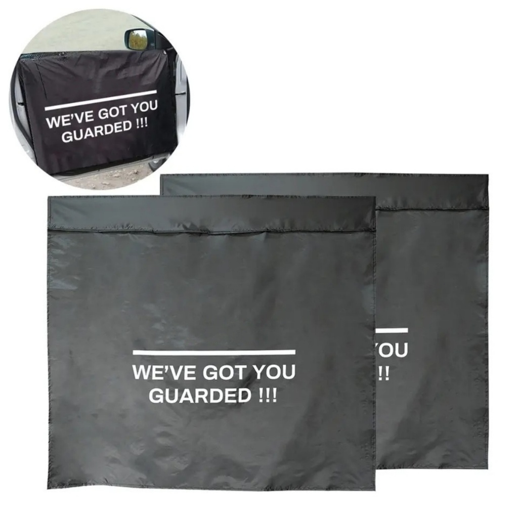 2pcs Nylon Car Door Window Cover Guards Anti-Scratches Side Panel ...