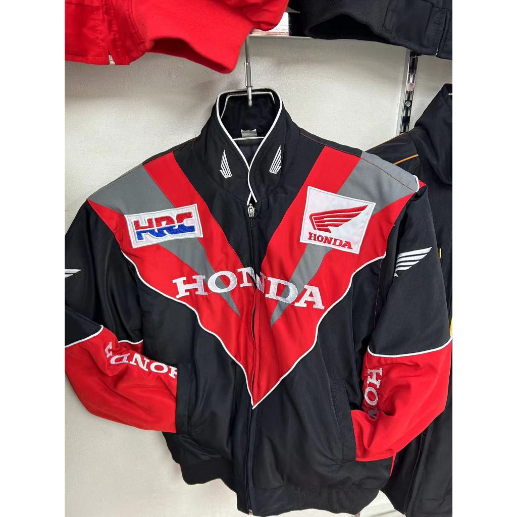 F1 Racing Uniform Honda Fleet Jacket Autumn Winter Padded Preppy Style ...