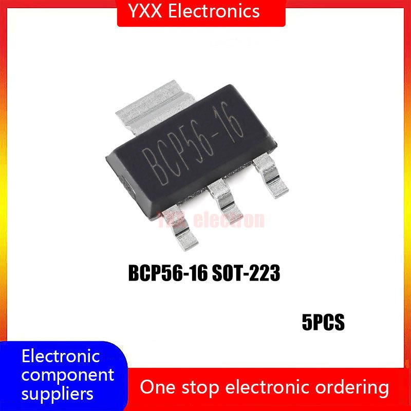 Original Genuine BCP56-16 SOT-223 80V 1A NPN Transistor Triode (5pcs ...