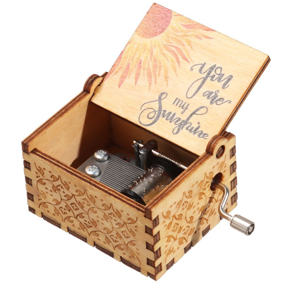 FOREVER Girlfriend Hand-Cranked Birthday Presents Engraving Music Box ...