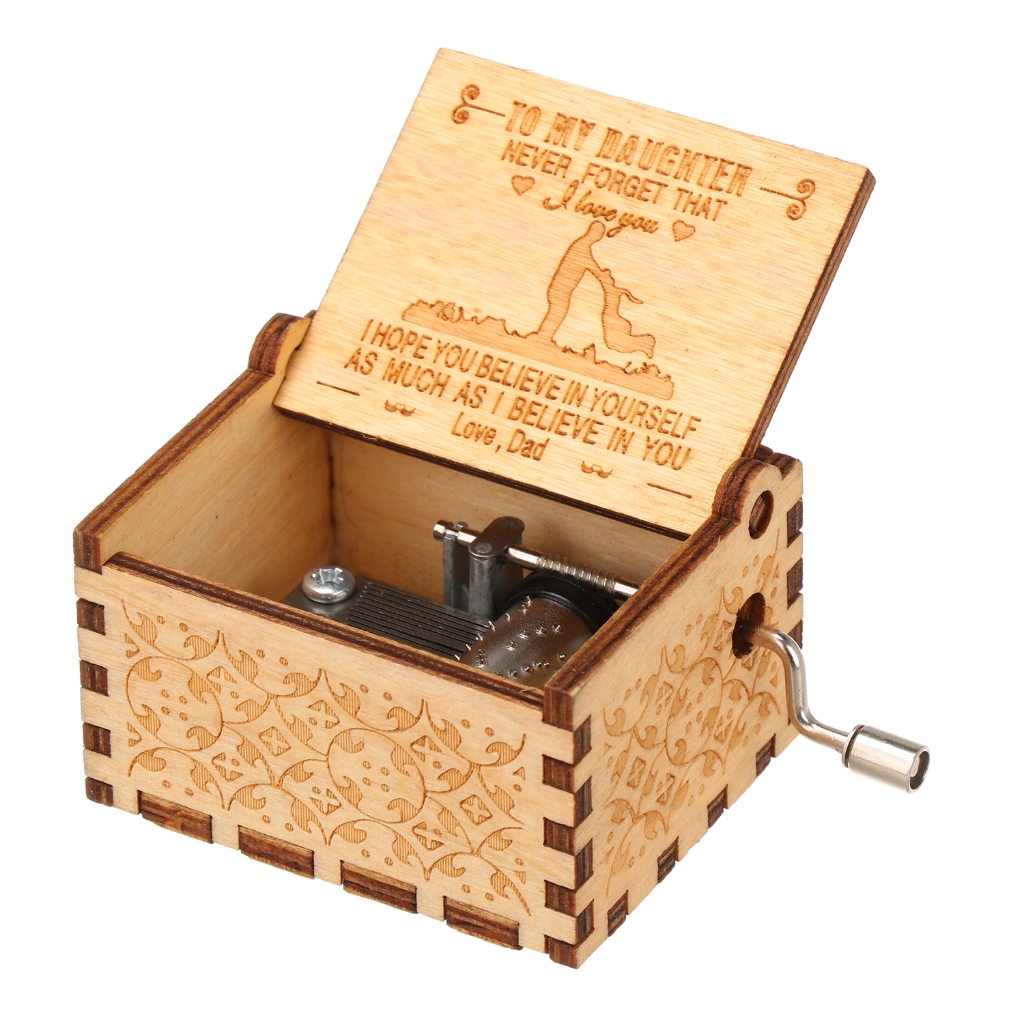 FOREVER Girlfriend Hand-Cranked Birthday Presents Engraving Music Box ...
