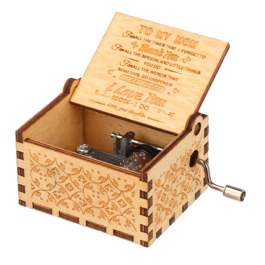 FOREVER Girlfriend Hand-Cranked Birthday Presents Engraving Music Box ...