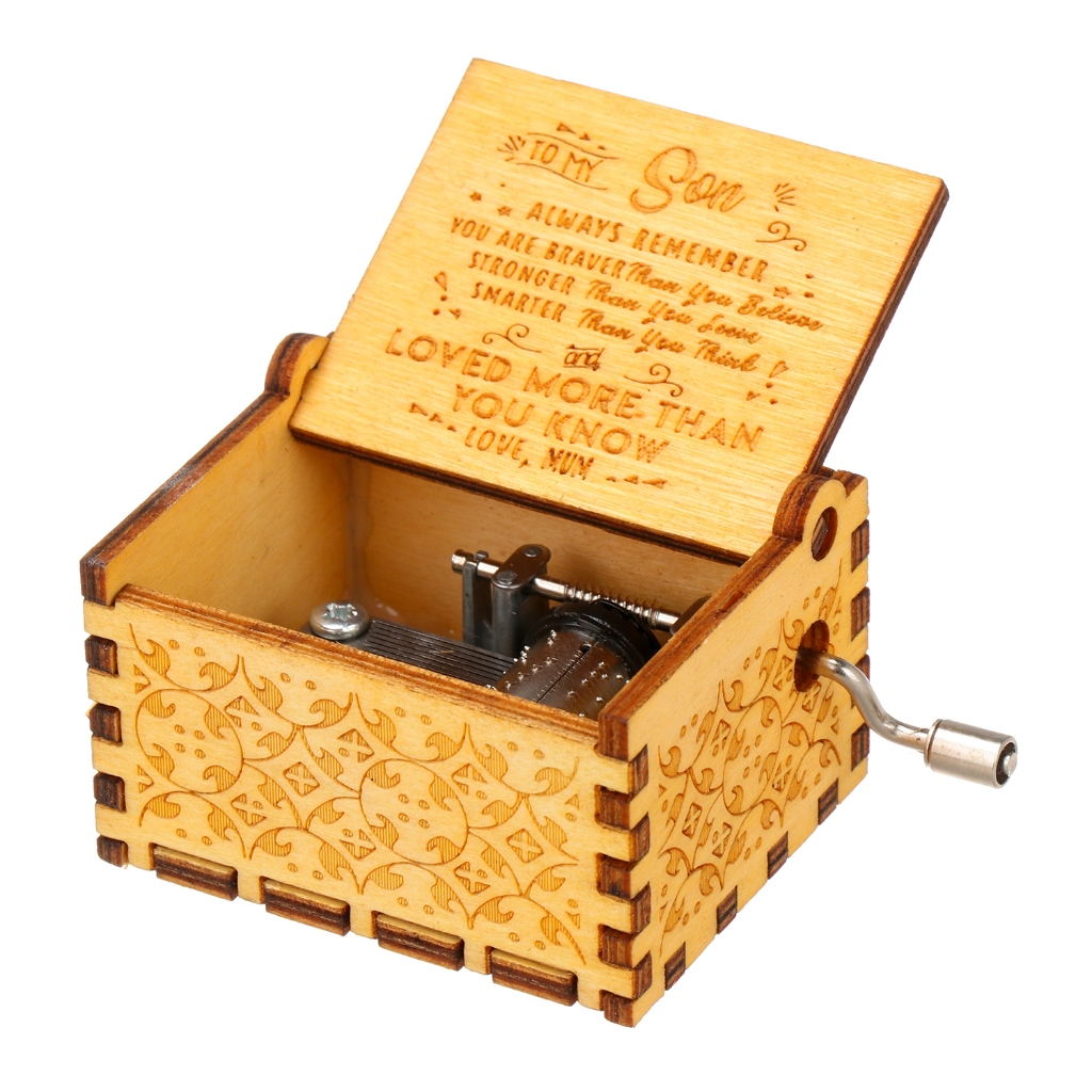 FOREVER Girlfriend Hand-Cranked Birthday Presents Engraving Music Box ...