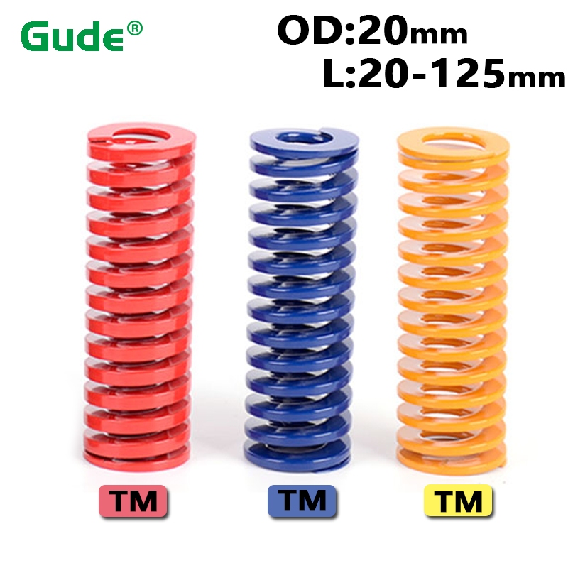 Die Mold Springs Yellow/Blue/Red Spiral Stamping Compression Spring ...