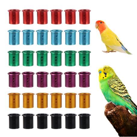 20Pcs/18pcs ID 7mm Bird Foot Ring Pigeon Ring Aluminium Pigeons Bird Outdoor Flying Training ...