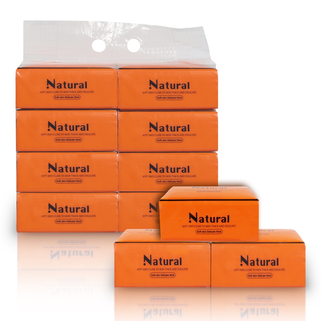 Native wood pulp facial tissue Interfolded Paper Tissue 4Ply 8 pack ...