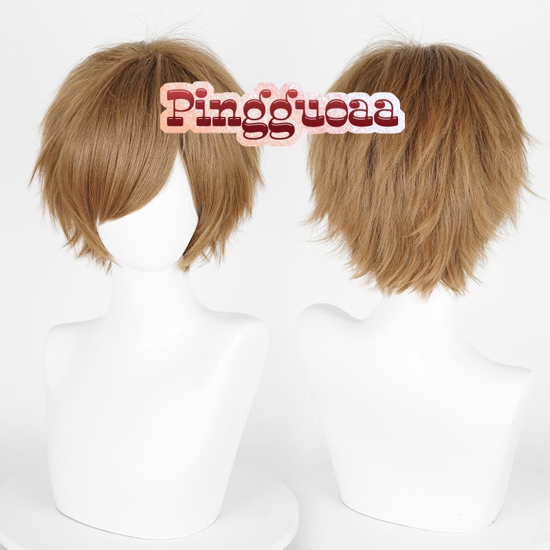 30CM Universal Fluffy Upturned Short Wig Practice Hand Heat Resistant ...