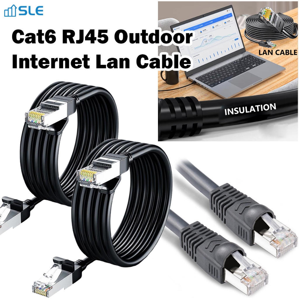 CAT6 RJ45 Outdoor Internet Lan Cable 5M 10M 15M 20M 30M 50M 100M ...