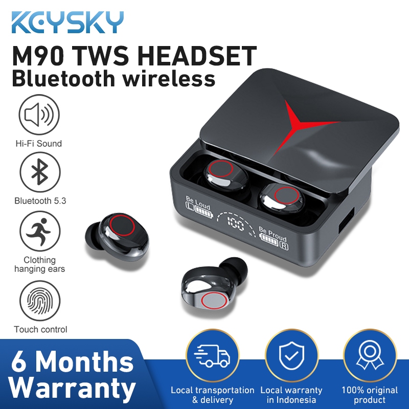 Keysky M90 Pro Headset Bluetooth M90 TWS Wireless Earphones Bluetooth 5.2 In Ear HIFI Mini ...