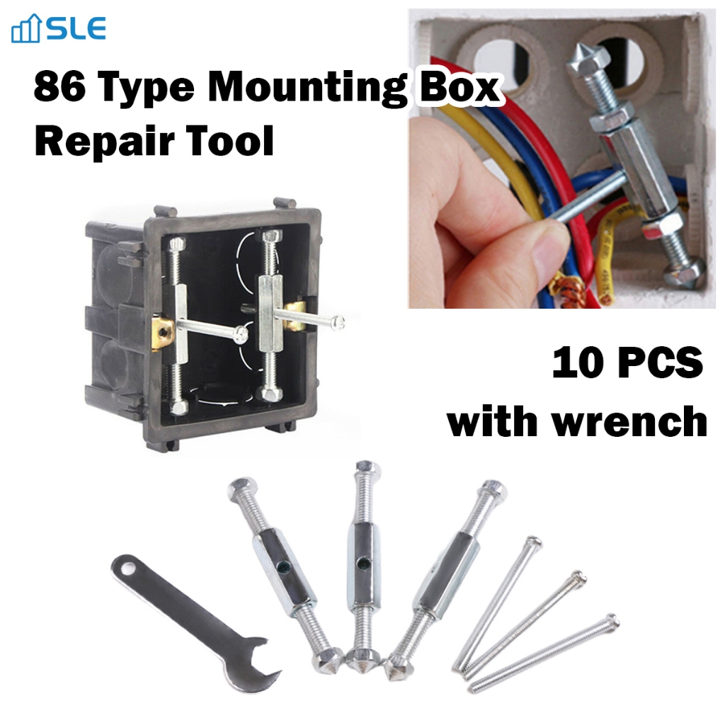 10Pcs Switch Socket Cassette Screws Support Rod Switch Box Repair Tools ...