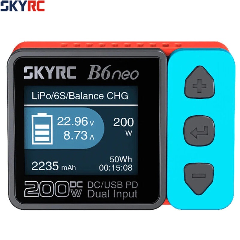 SkyRC B6 Neo 200w DC Charger With DC/PD Dual input 10A Charge Current ...