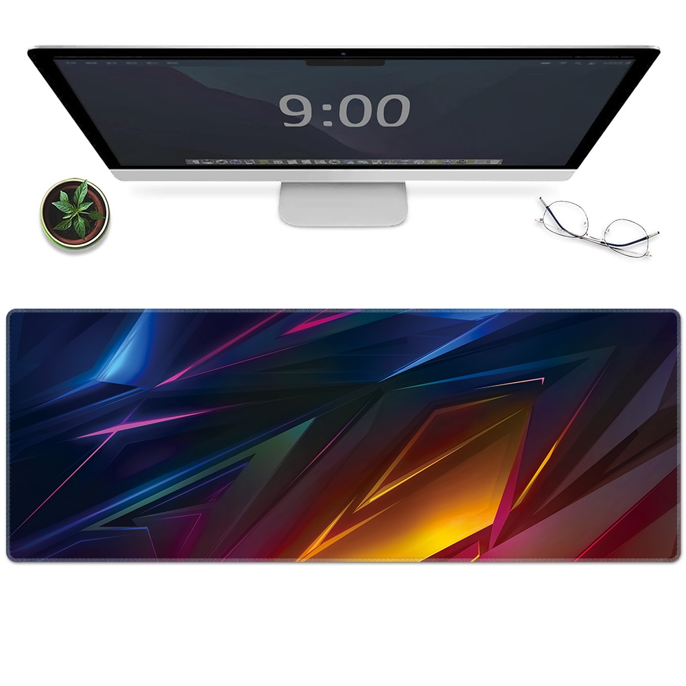 Large Rhombus Design Mouse Pad, Extended Gaming Mousepads 80x30cm Desk ...