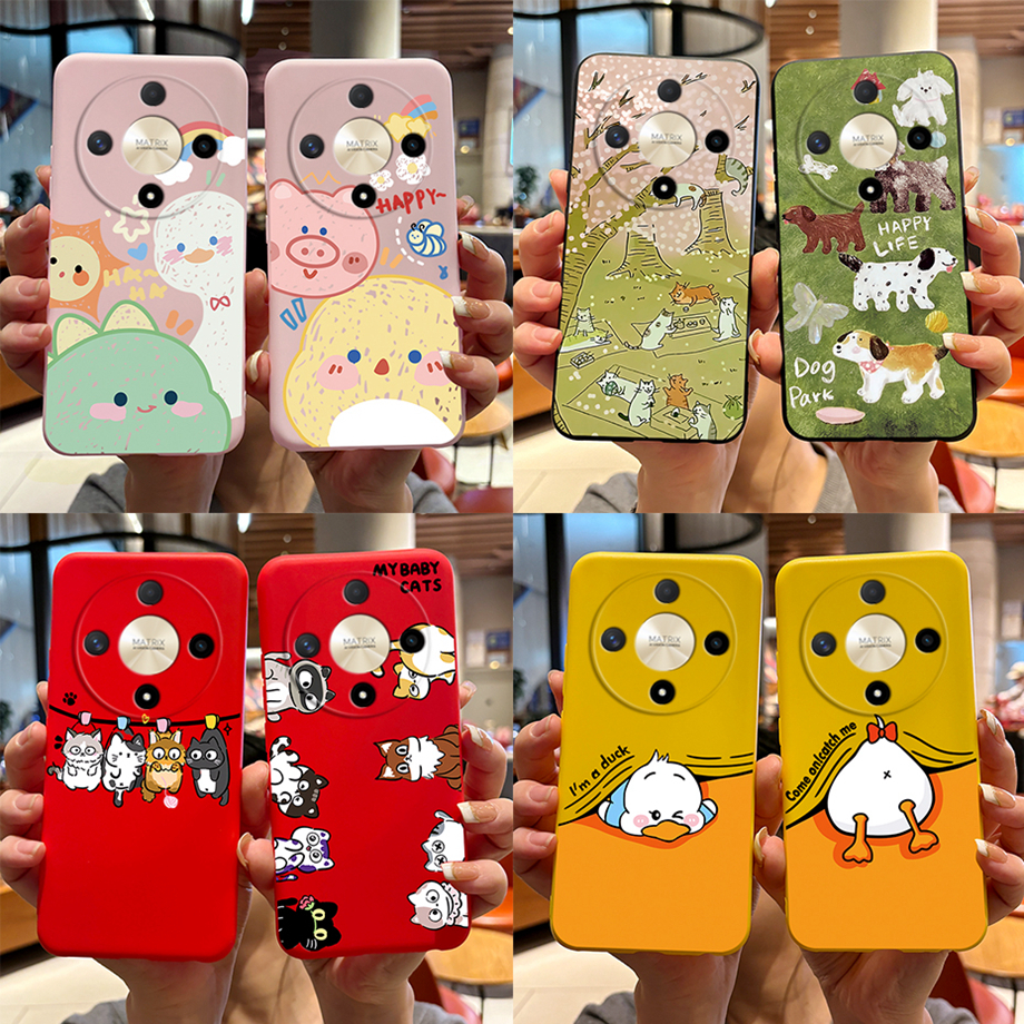 For Honor X9b Case ALI-NX1 Cute Cartoon Painted Silicone Soft Casing ...