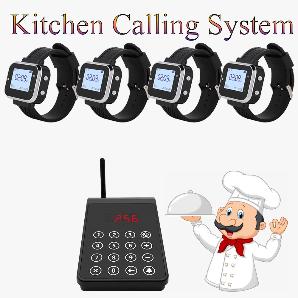 Wireless Kitchen Calling System, Waiter Watch Receiver, For Restaurant ...