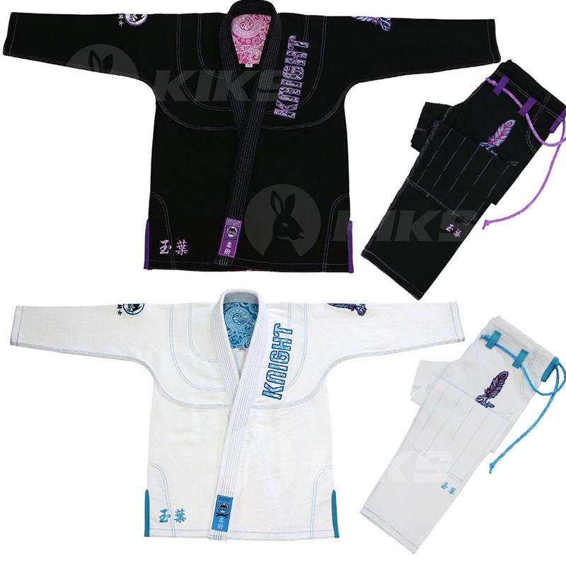 KNIGHT BJJ Gi with Embroidery for Children Teenagers Brazilian Jiu ...