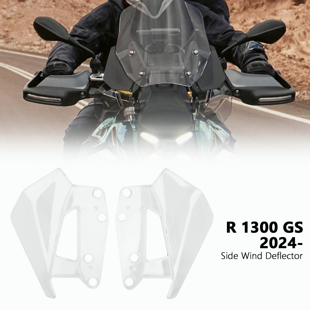 New Motorcycle Black/Transparent/Smoky Windshield Front Side Wind ...
