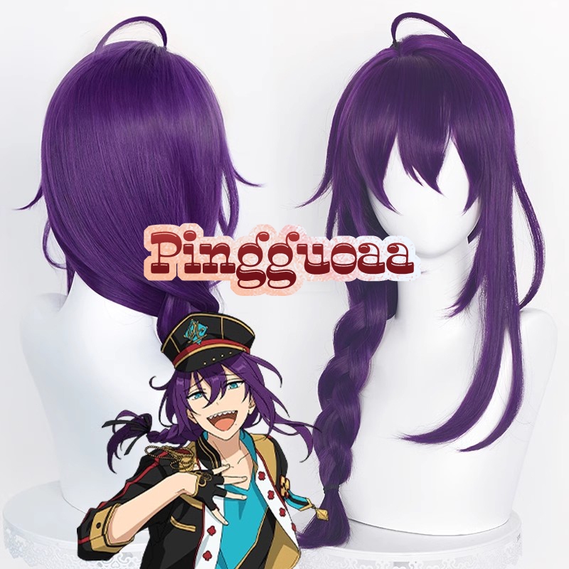 Ensemble Stars Ayase Mayoi Cosplay Wig 65cm Long Purple Braids ...