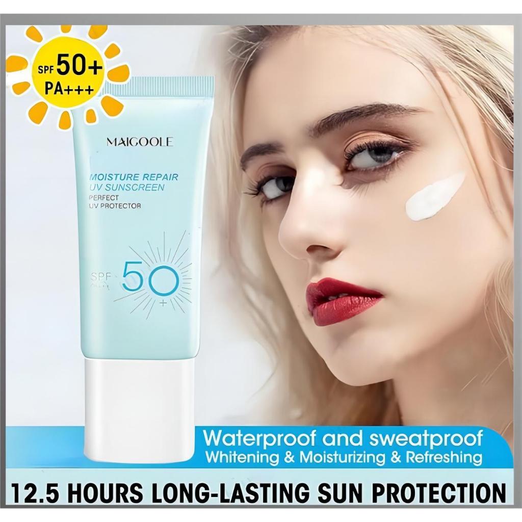SPF50+ Sunscreen Sunblock Whitening Cream Waterproof Long Lasting Face ...