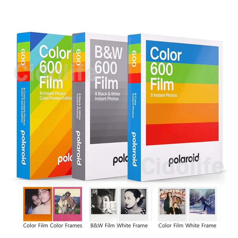 Polaroid Color 600 Film B&W Film Color Frames Film Instant Film ...