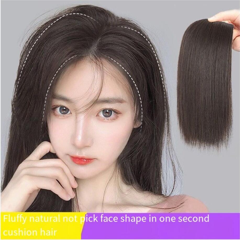Wig piece women's hair patch invisible traceless side pad Hair piece ...