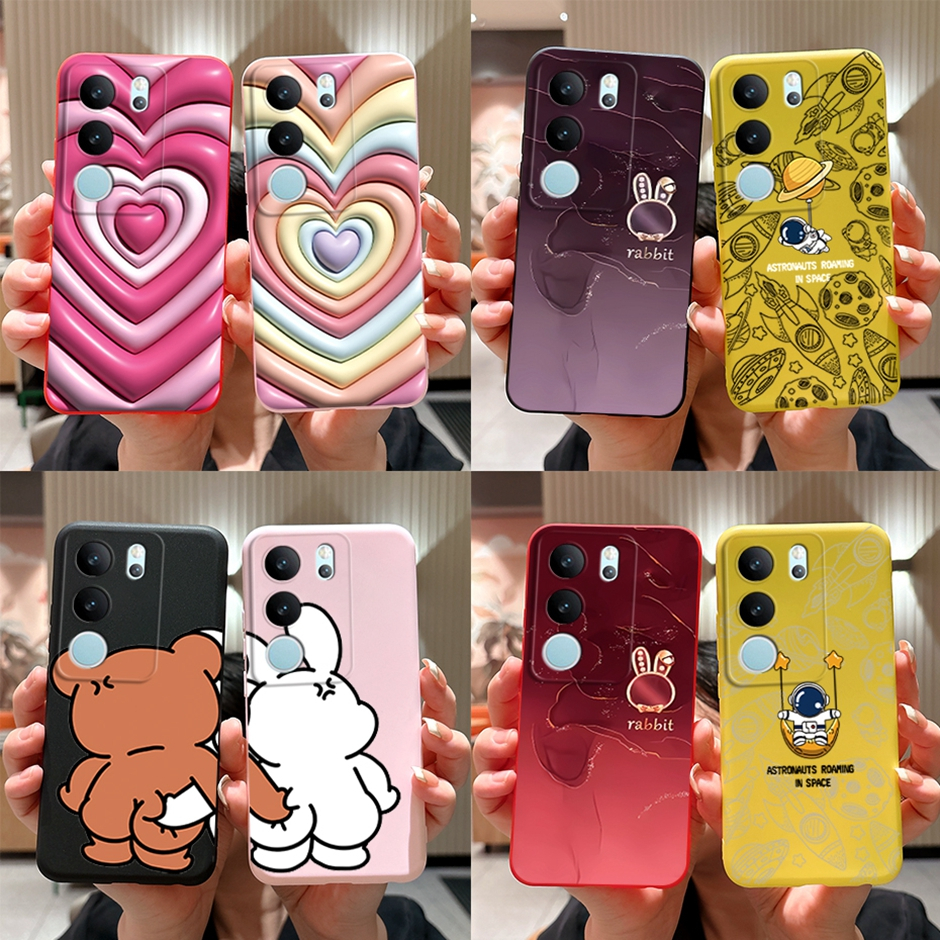 Casing for Vivo V29 Pro v29pro Silicone Soft Candy Color TPU Phone Back ...
