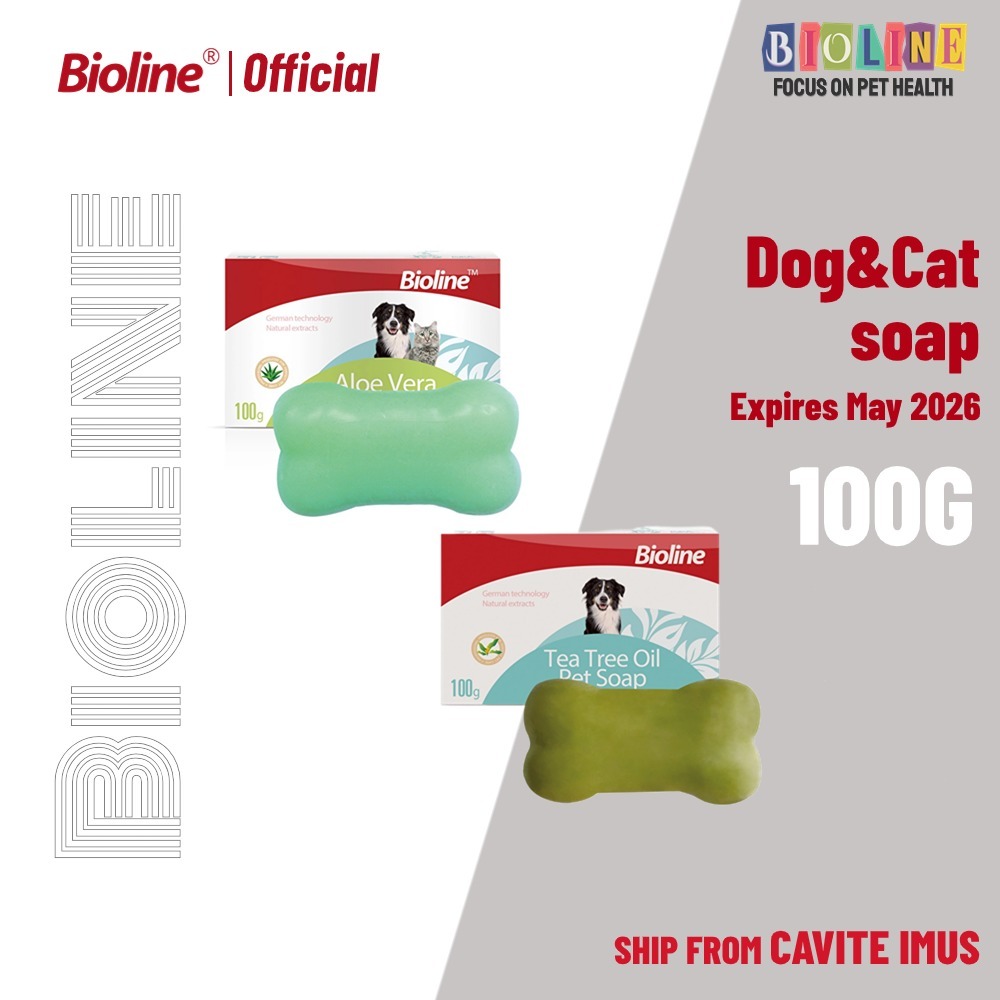 Bioline Dog&Cat Tea Tree Oil Pet Soap for pets 100g | Shopee Philippines