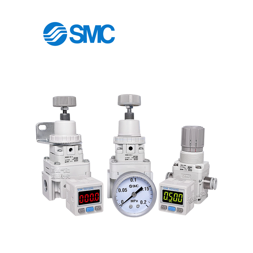 Smc Precision Pressure Regulating Valve IR2010 IR2020 IR2000-02 02BG ...