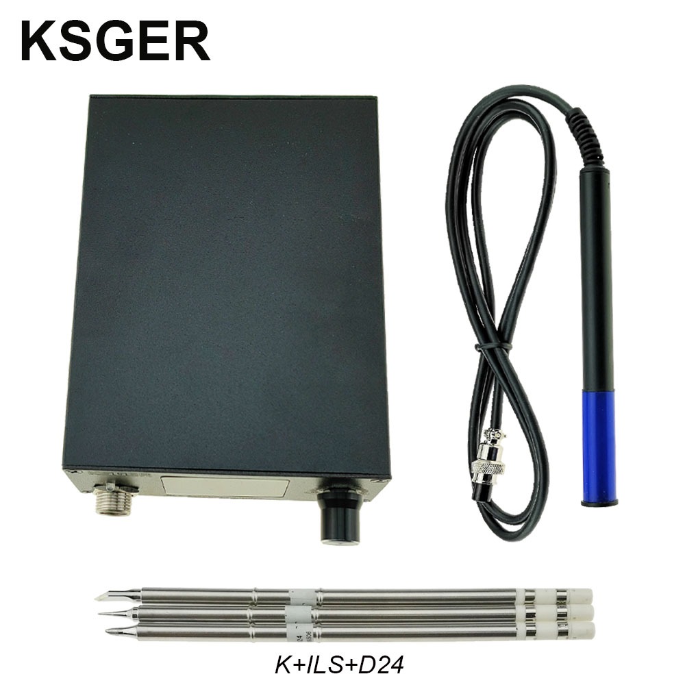 KSGER T12 Soldering Station Iron Tips STC Controller V2.3 DIY Kits 1.8 ...