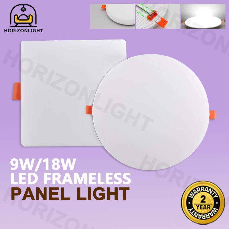 Pin Light Borderless LED Downlight Round Square Recessed Ceiling light ...