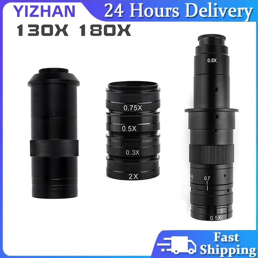 【Ready Stock YIZHAN】Industrial Video Microscope Camera Objective Lens ...