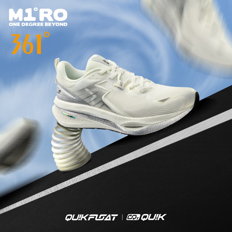 361 Degrees Spire Float Men Running Shoes Cushioning And Stability ...