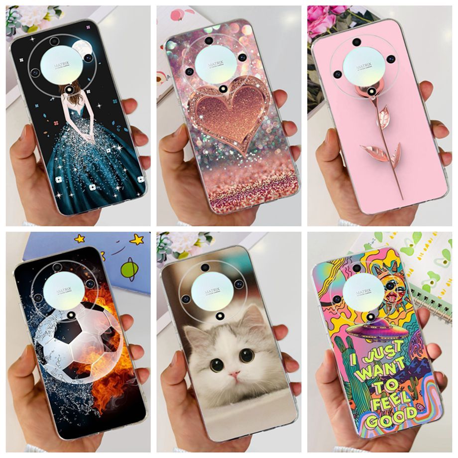 Honor X9b Phone Case Soft Silicone Newest 2024 Fashion Cool Pattern for ...